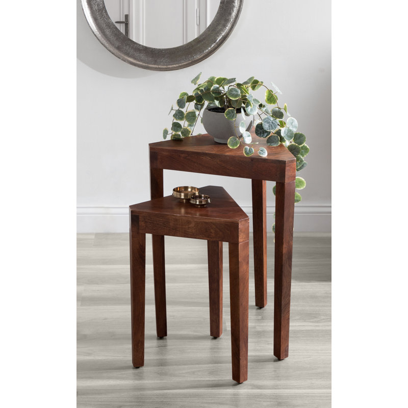 Birch Lane™ Ardentown Solid Wood 3 Legs Nesting Tables & Reviews | Wayfair